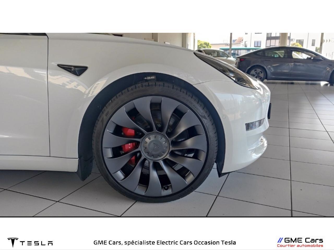 TESLA-MODEL 3-PERFOMANCE BLANC MODEL 2022 RYZEN