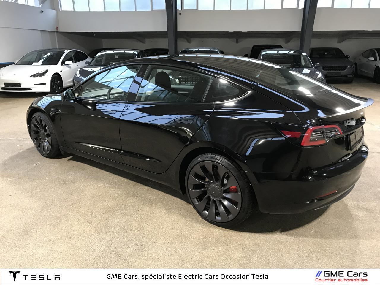 GME CARS - TESLA-MODEL 3-PERFORMANCE NOUVEAU MODEL 2022 RYZEN NOIR ...