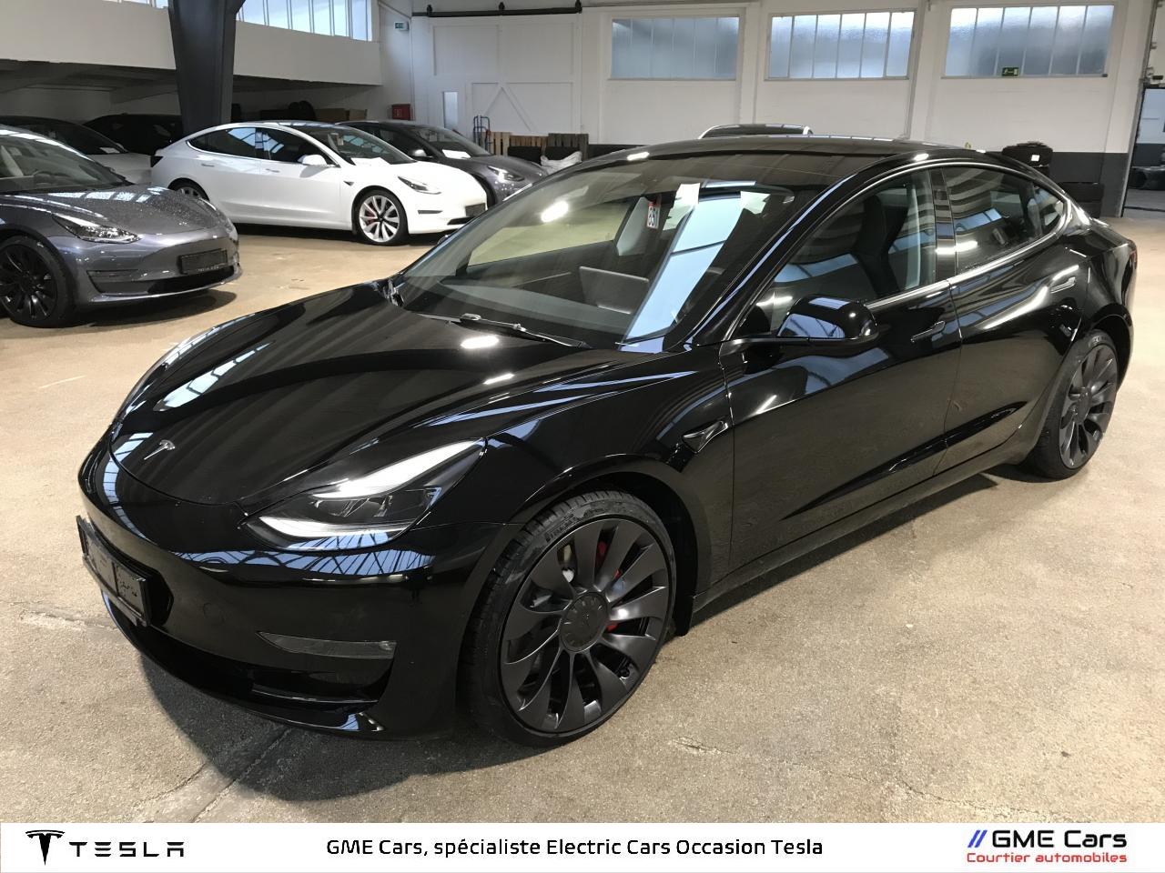 GME CARS - TESLA-MODEL 3-PERFORMANCE NOUVEAU MODEL 2022 RYZEN NOIR ...
