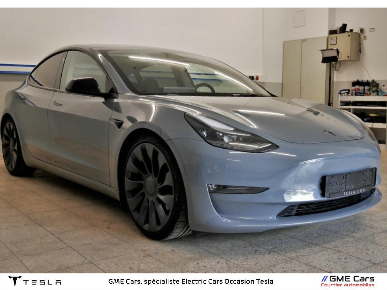 TESLA-MODEL 3-gris covering 2021 refresh - Int Noir