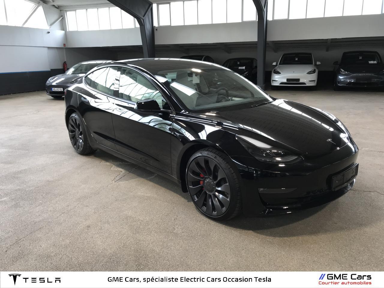 TESLA-MODEL 3-VENDU - Personnalisée Voir Vidéo & Photos- PERF NOIR ...