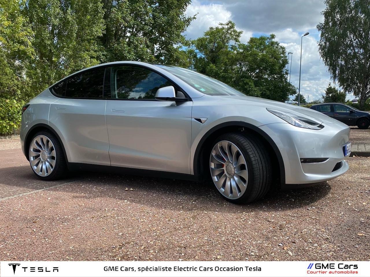 GME CARS - TESLA-MODEL Y-VENDU - MODEL Y - PERFORMANCE - Gris Clair ...